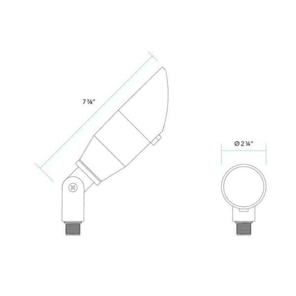 2219 Bullet Light Up Light By Vista Lighting ...